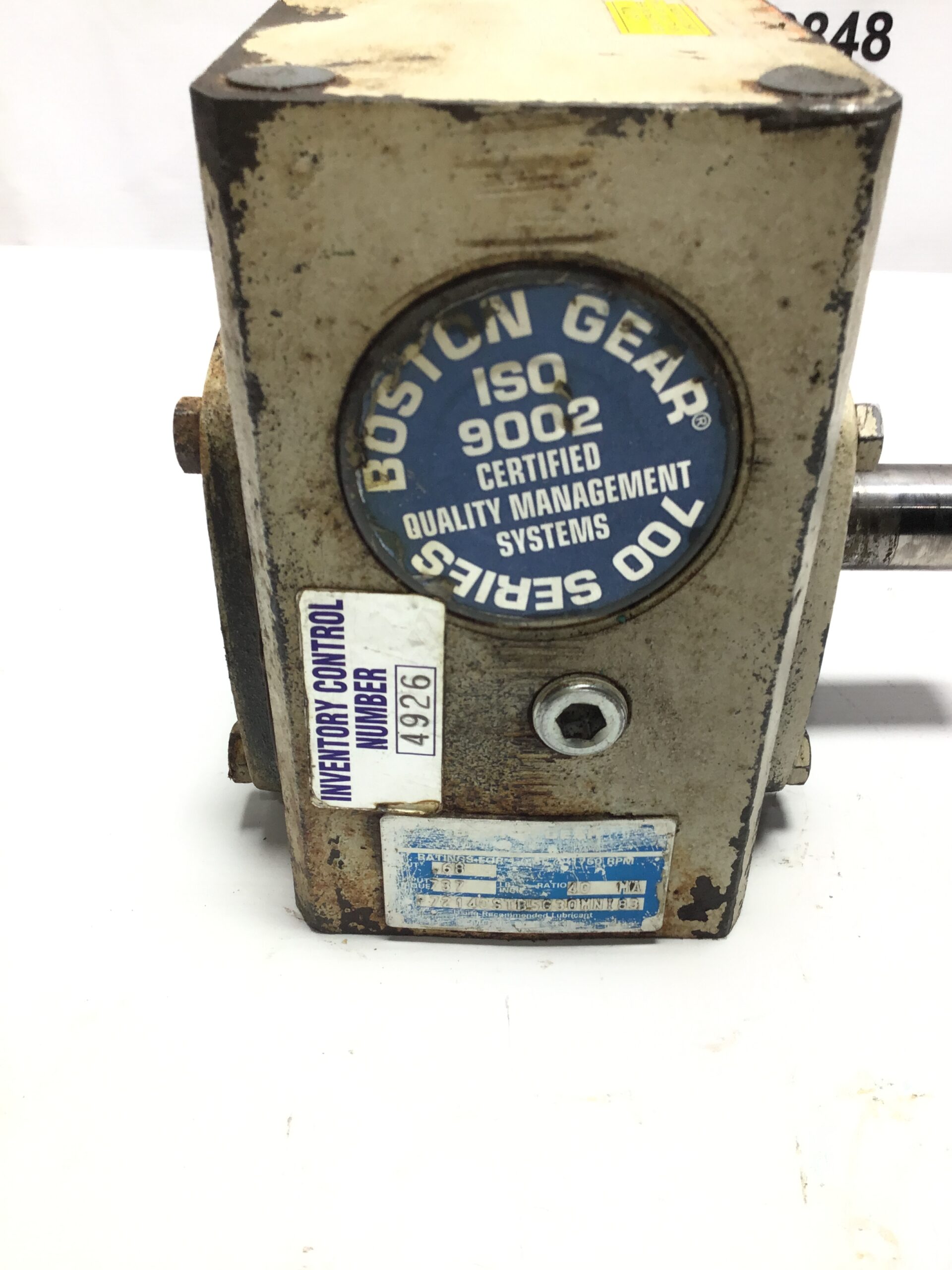 Boston Gear 72140STB5G30MNI88 Gear Speed Reducer 40:1 Ratio – Moses B ...