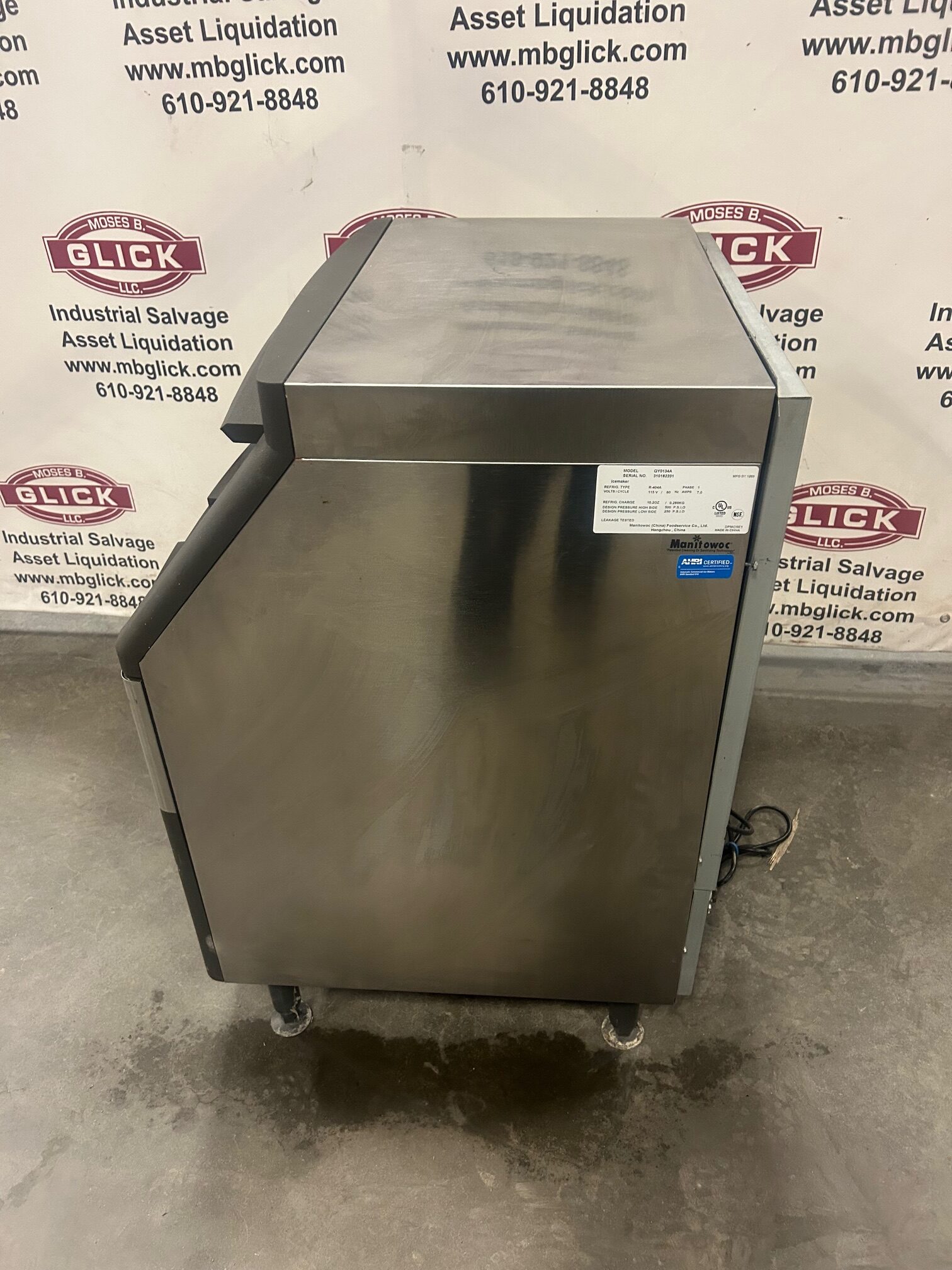 Manitowoc QY0134A Undercounter Commercial Ice Maker 115-120V – Moses B ...