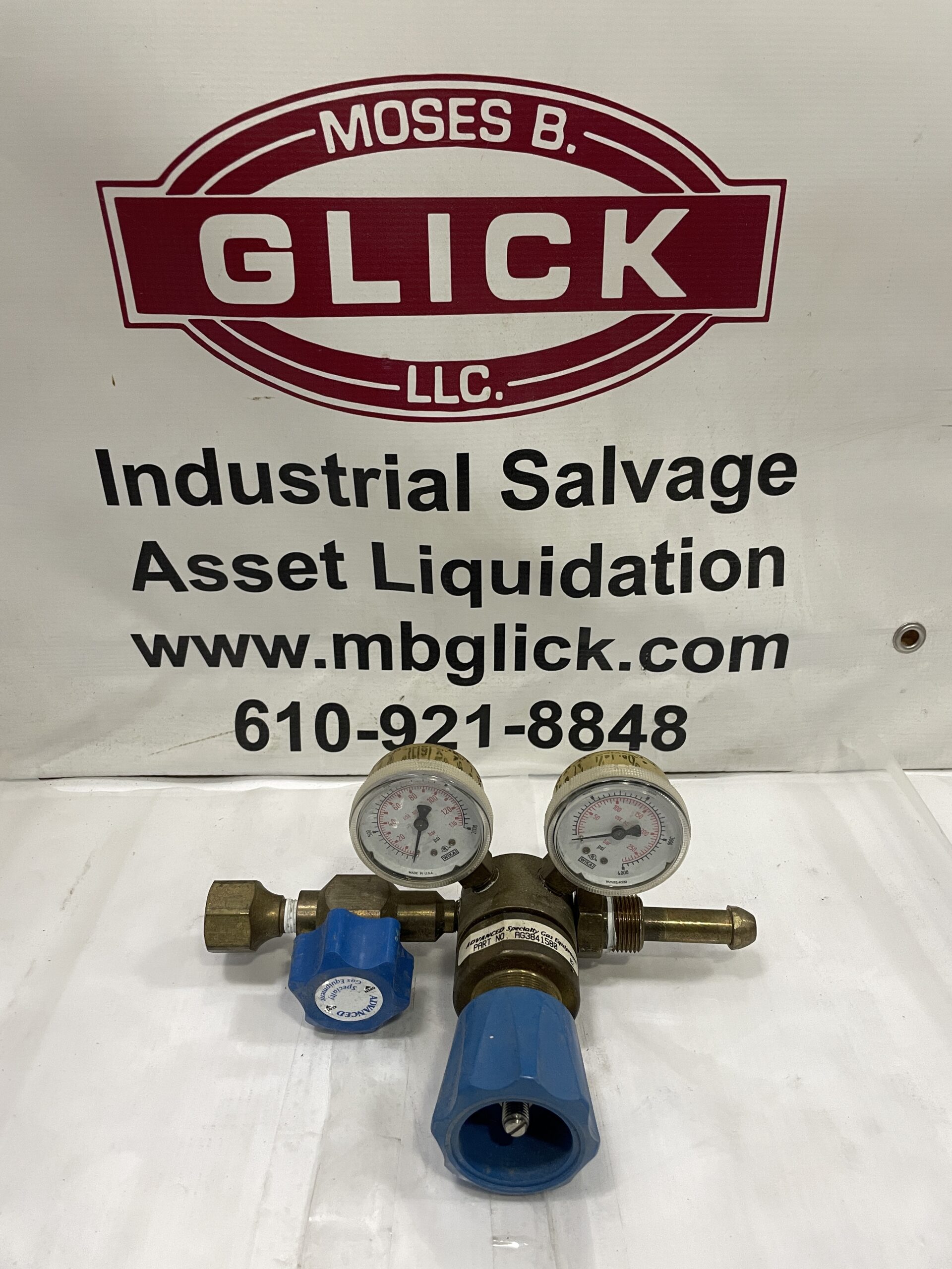 Advanced Specialty Gas Equipment AG3841580 Pressure Regulator 0-2000 ...