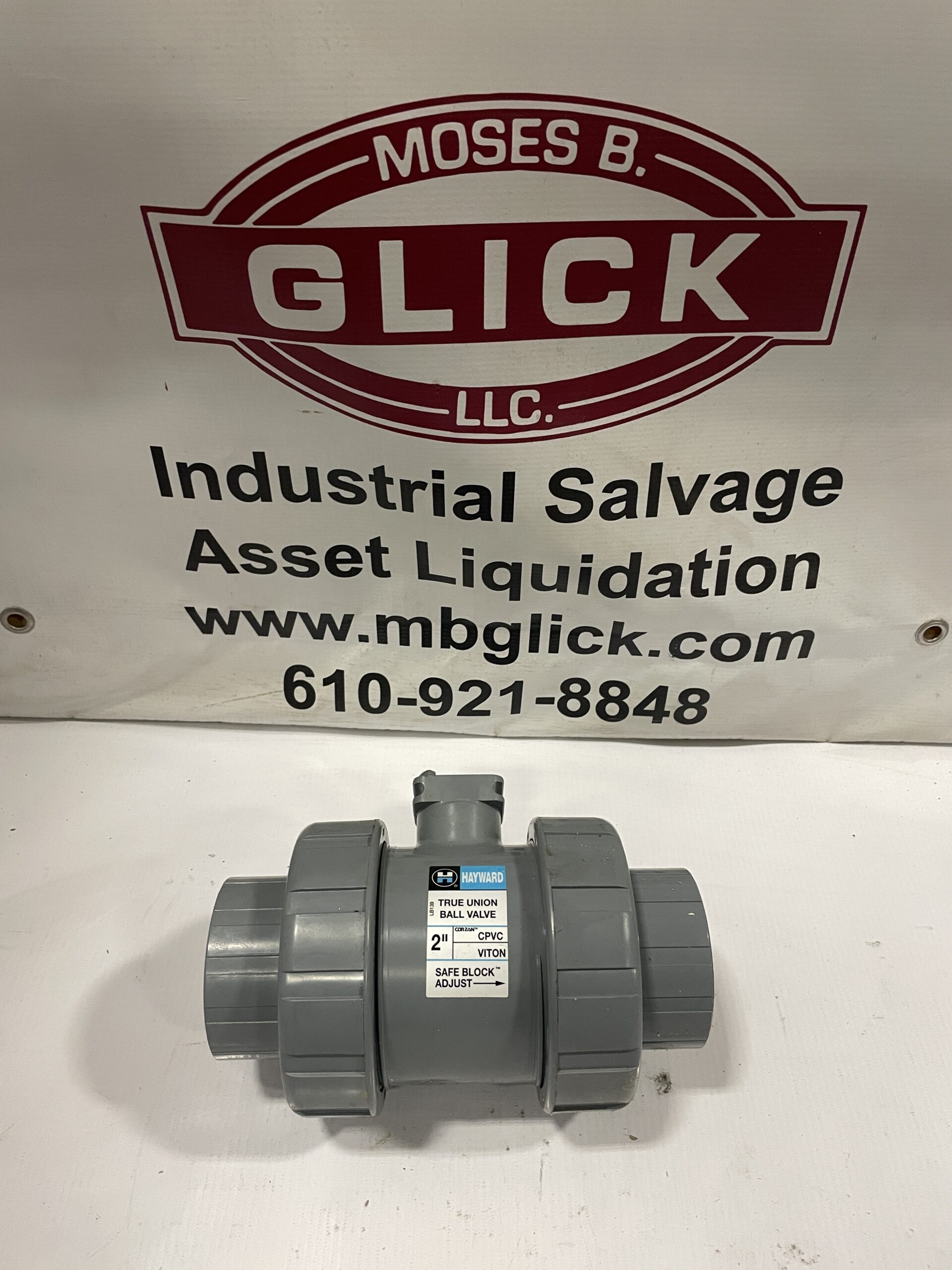 Hayward LB139 2″ CPVC/Viton Manual True Union Ball Valve – Moses B. Glick
