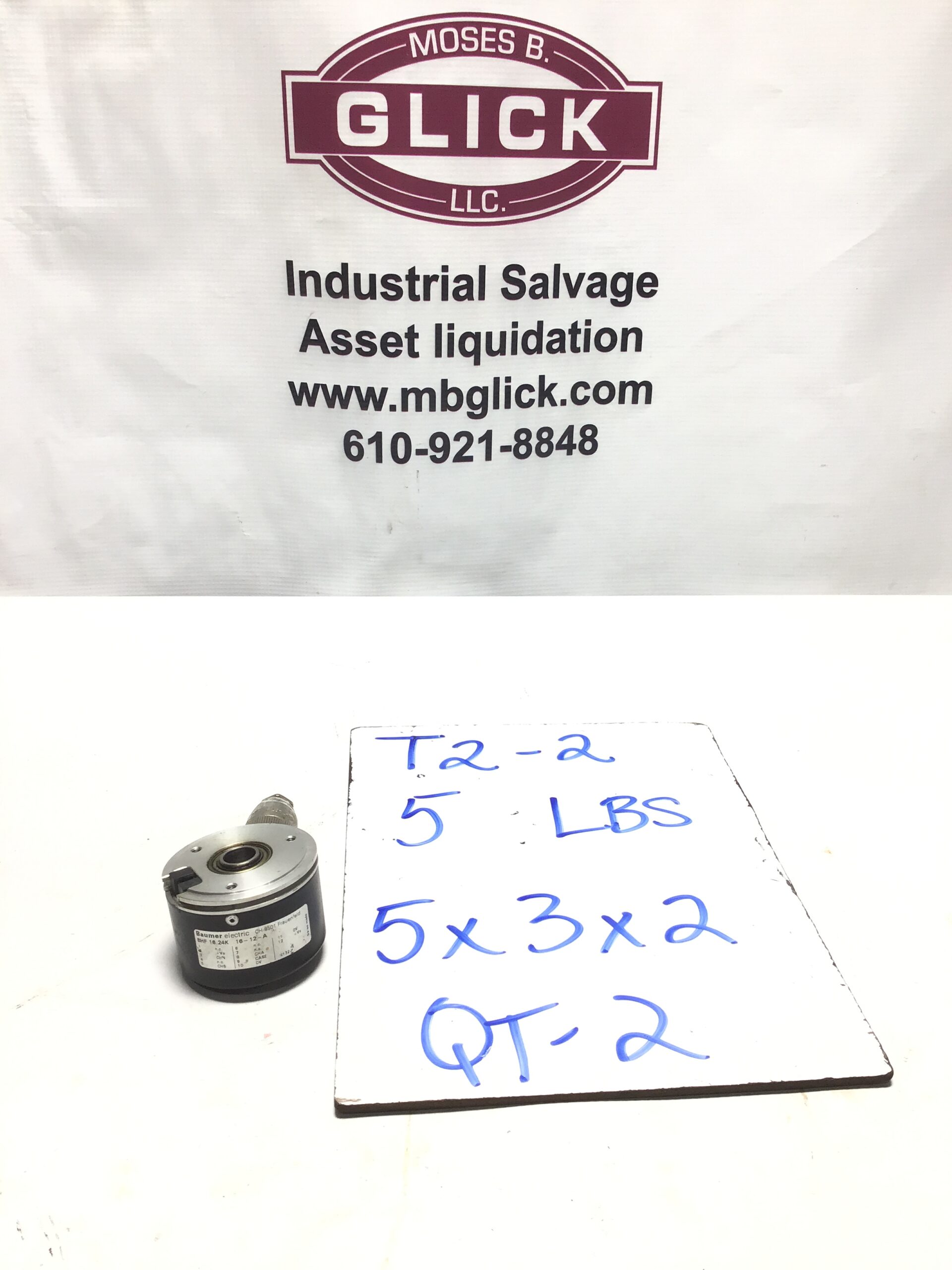 Baumer Electric CH-8501 Incremental Rotary Encoder – Moses B. Glick