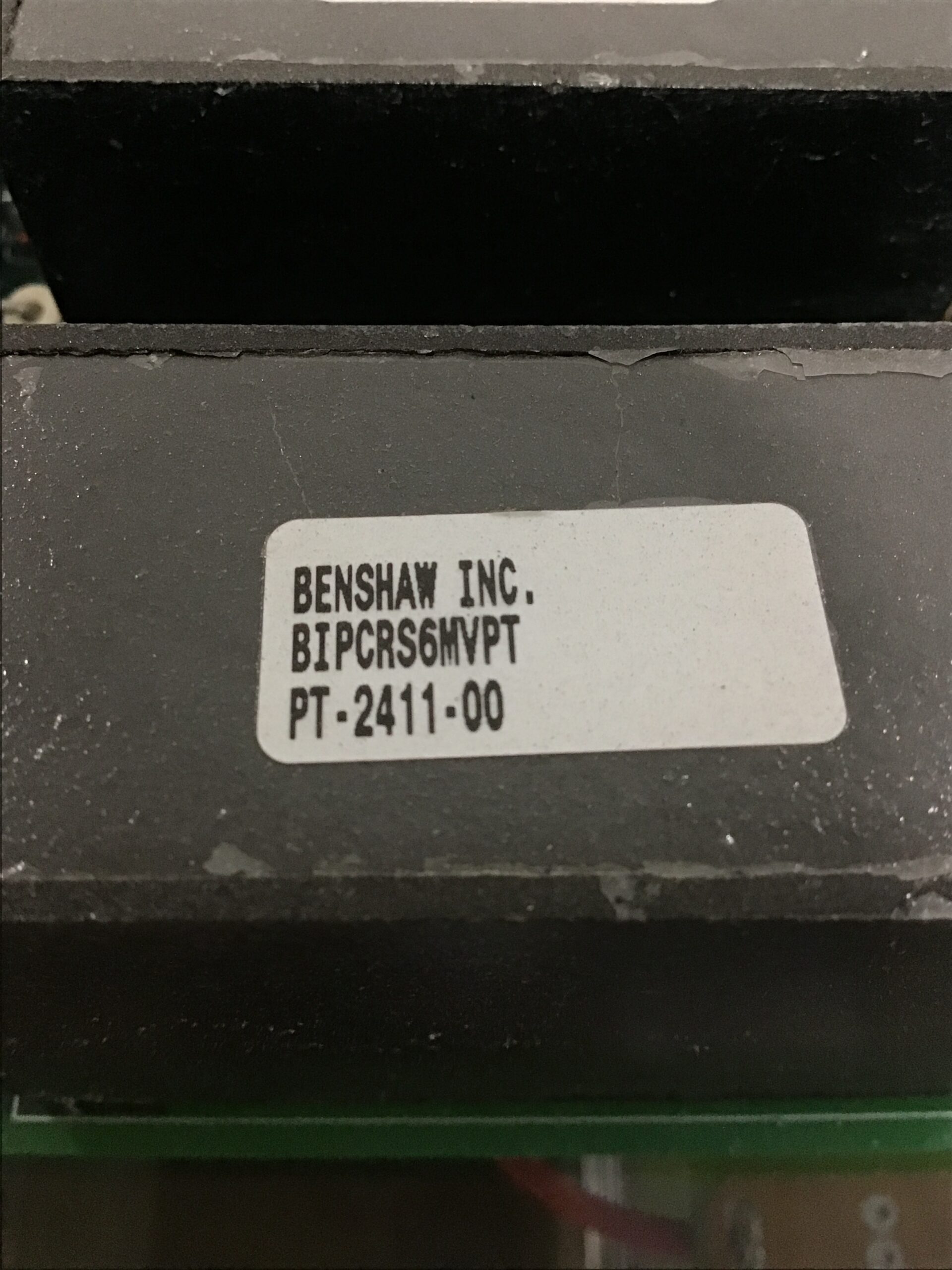 Benshaw BIPC-30016-01/BIPCRS6MVPT Solid State Soft Starter – Moses B. Glick